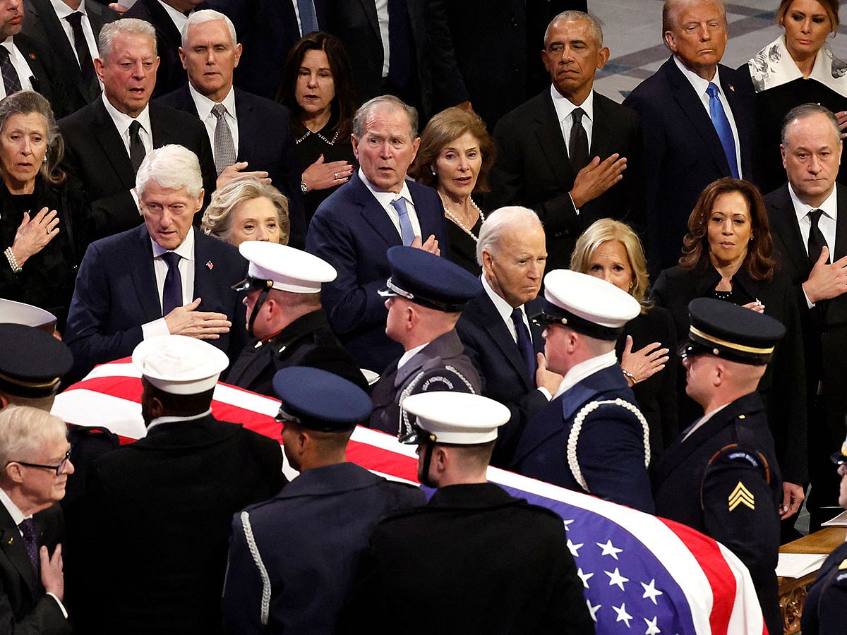 Photos: US 'Presidents Club' convenes to honour Carter