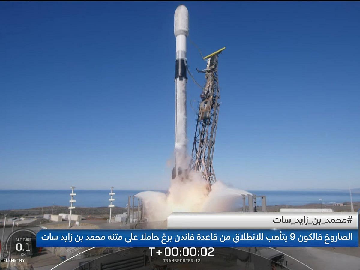 MBZ-SAT soars: SpaceX Falcon 9 launches UAE’s cutting-edge satellites ...