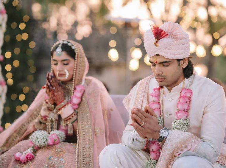 India's Olympic medallist Neeraj Chopra ties knot with Himani Mor ...