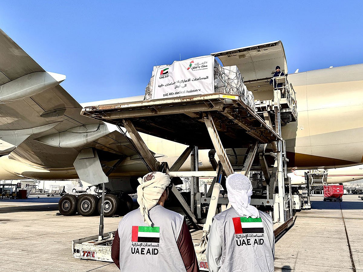 Video: UAE sends 35 tonnes of medical supplies to Lebanon