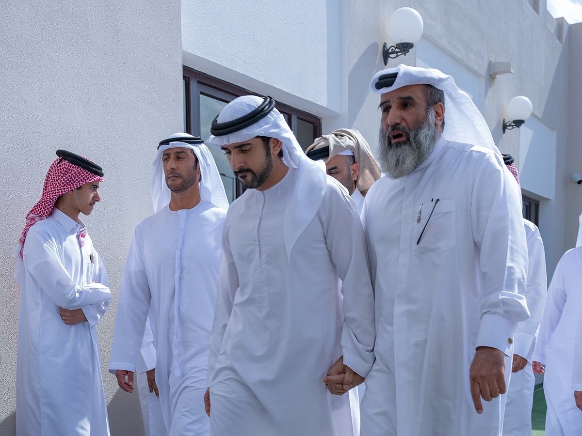 Sheikh Hamdan offers funeral prayers for late Ali Mubarak Al Faraj