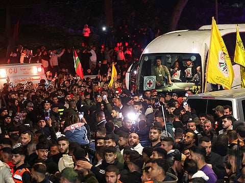 Israel releases 110 Palestinian prisoners after 8 hostages freed