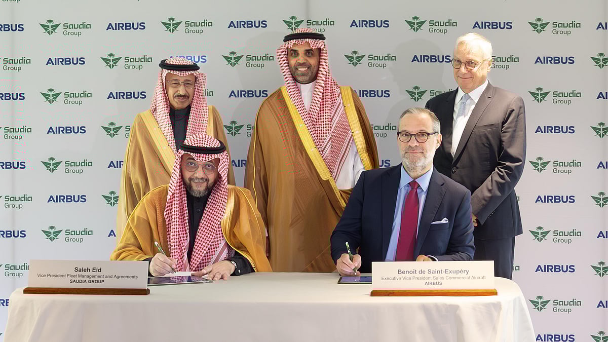 Saudia inks pact with Airbus to acquire up to 20 wide-body aircraft