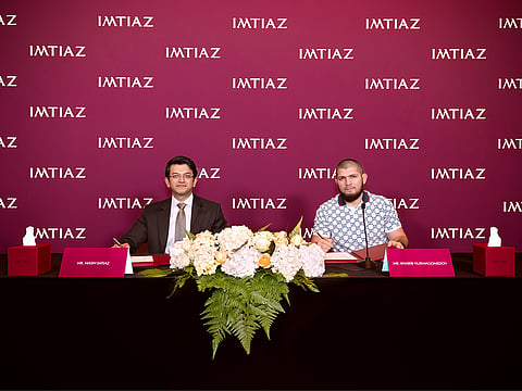 IMTIAZ announces Khabib Nurmagomedov as brand ambassador at the launch ...