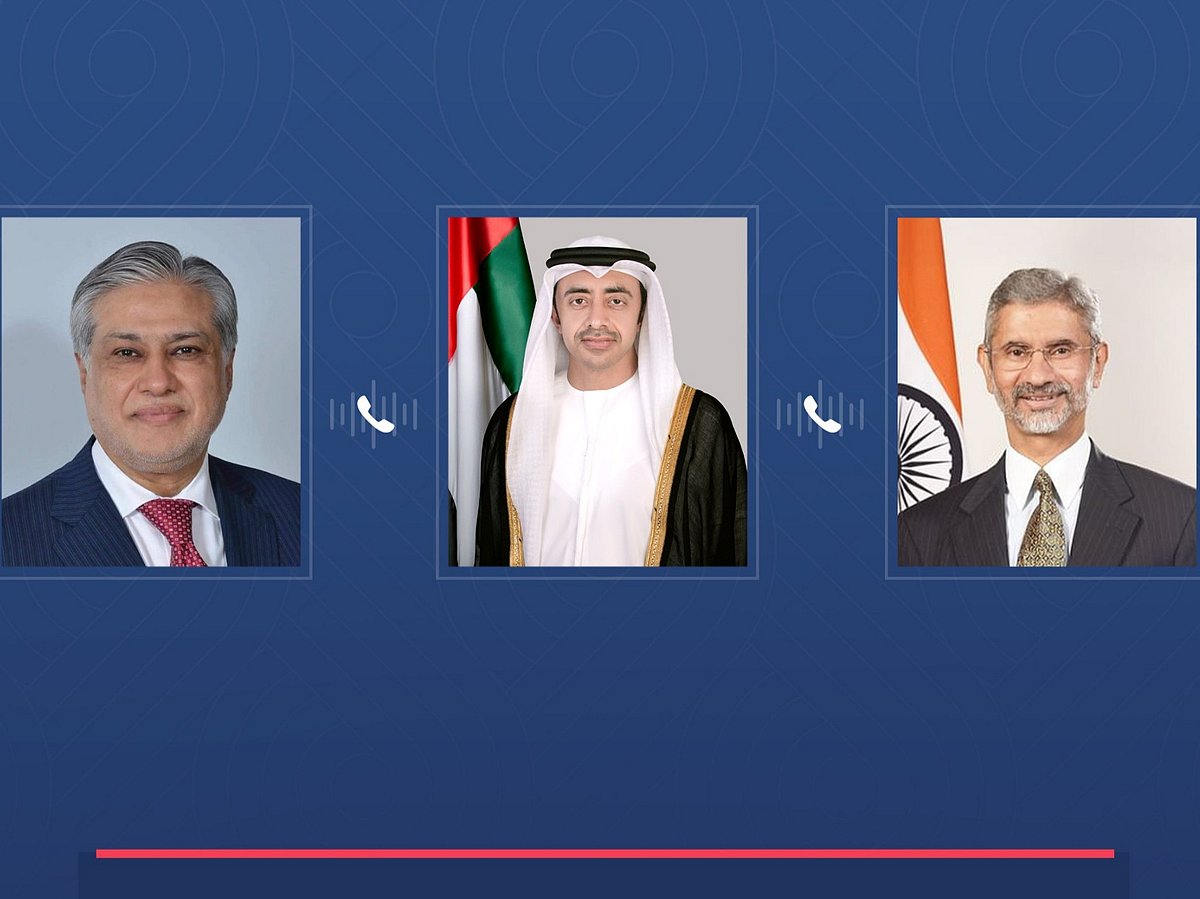 UAE Sheikh Abdullah Holds Talks With India Pakistan FMs Amid UAE Sheikh Abdullah Holds Talks With India Pakistan FMs Amid