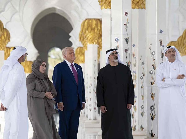 Watch: US President visits Sheikh Zayed Grand Mosque in Abu Dhabi