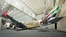 Here is how an Airbus A380 super-jumbo was repainted to showcase ...
