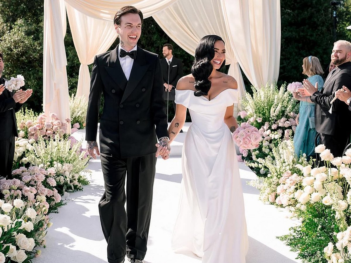 Demi Lovato and Jordan “Jutes” Lutes tie the knot in romantic ceremony