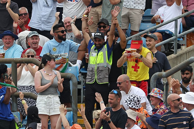 India v England first Test: Security guard goes viral after taking ...