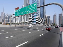 Sheikh Zayed Road in Dubai gets major traffic improvements