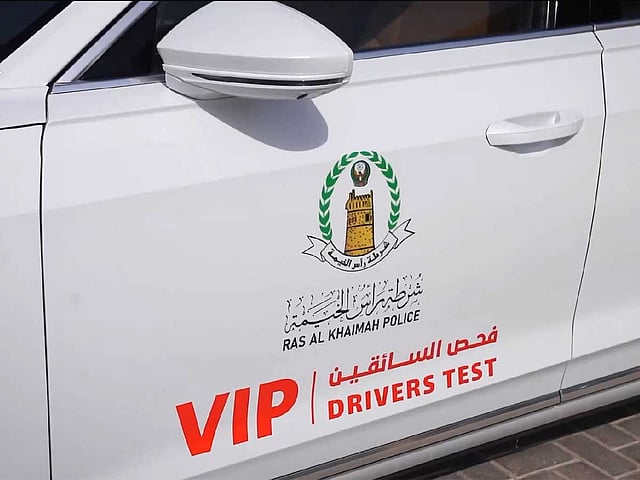 Video: Ras Al Khaimah Police launch VIP driver testing service