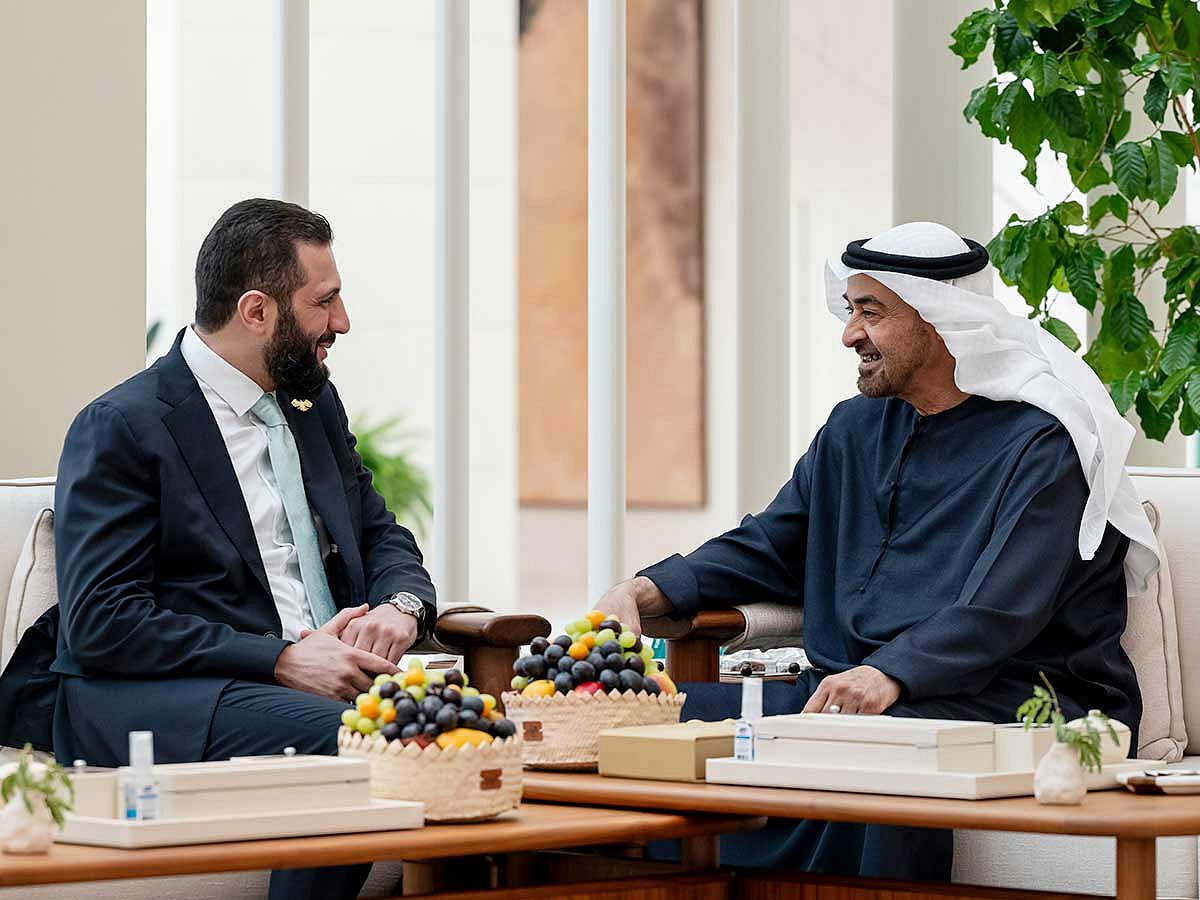 UAE President receives Syrian President
