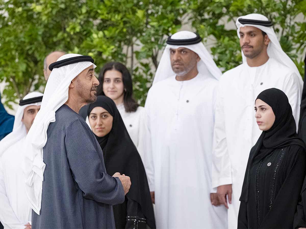 President honours UAE’s top high school achievers