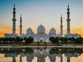 A look inside the Sheikh Zayed Grand Mosque before Donald Trump’s visit ...