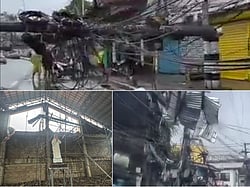 Viral typhoon videos: Residents share wrath of tropical storm Opong in ...