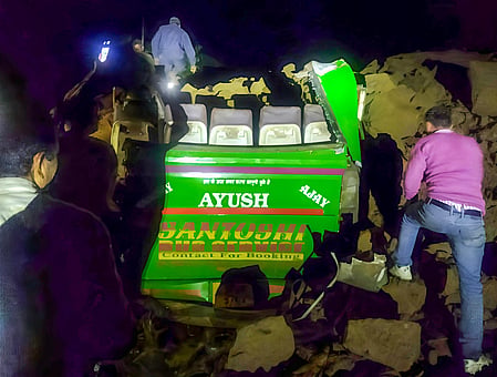Himachal accident: 18 killed as landslide hits bus, President Murmu, PM ...