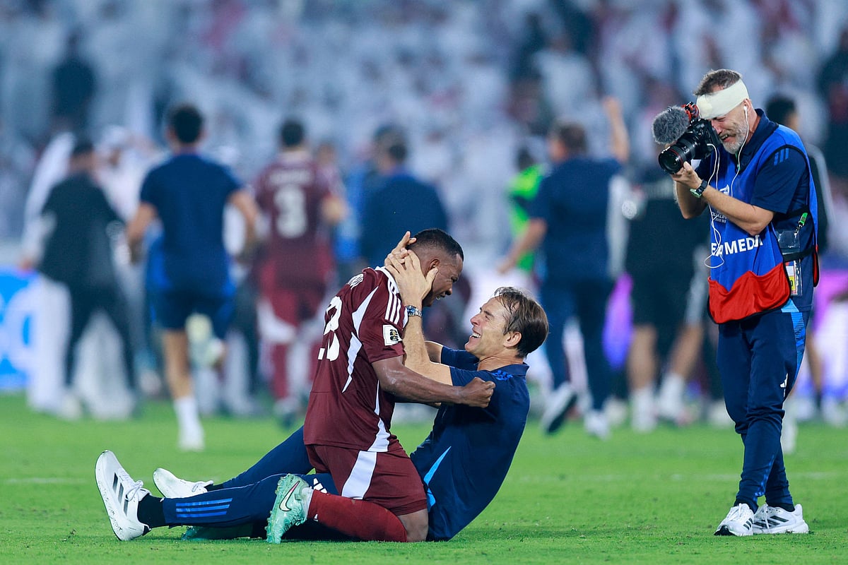 UAE vs Qatar: Highlights from FIFA World Cup Qualifiers - in pictures