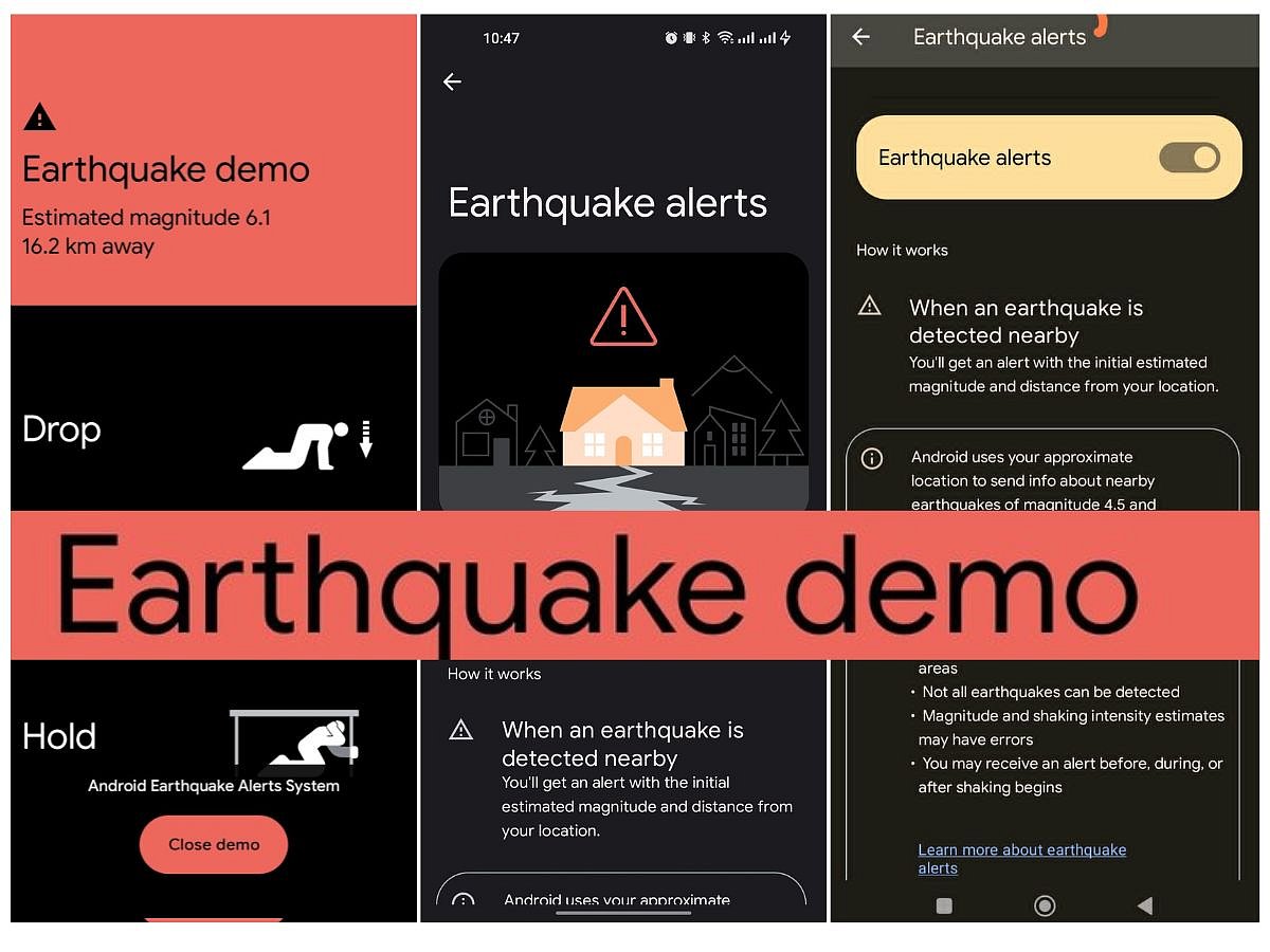 Earthquake alerts with Android: What to know about world's largest ...