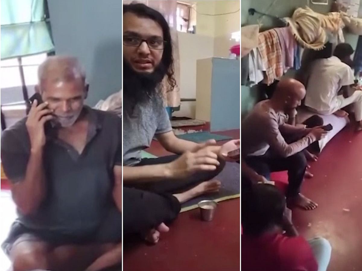 Viral video: Inmates using mobile phones in a Bengaluru jail