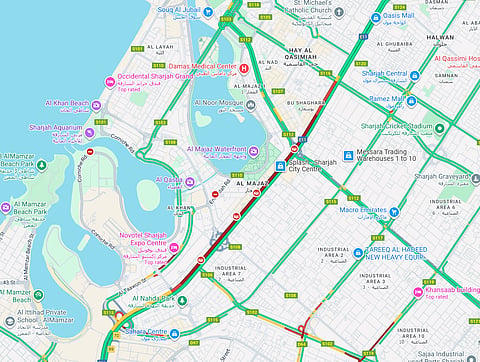 UAE traffic update: Dubai-Sharjah commute hit by accidents and heavy ...