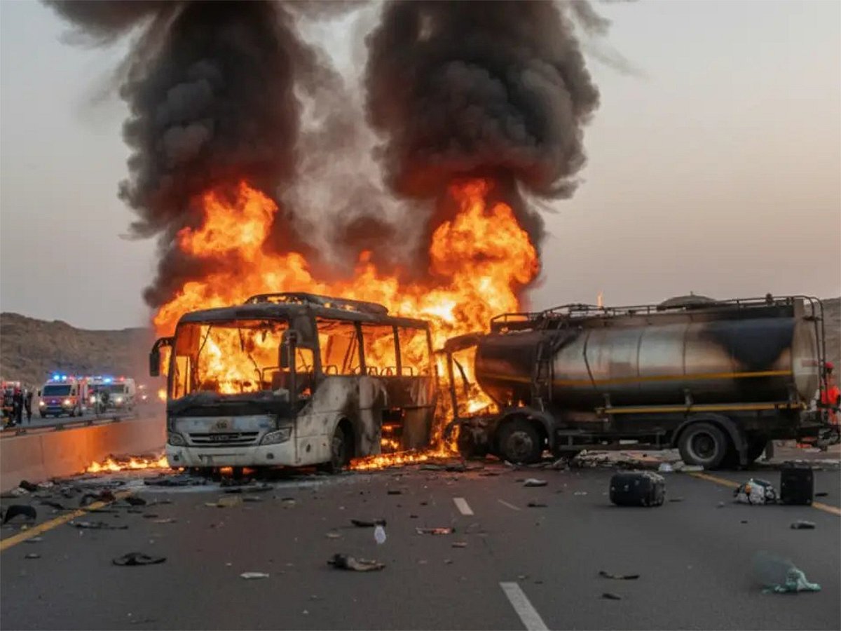Saudi Arabia bus crash: 45 Indian Umrah pilgrims dead, 1 survived