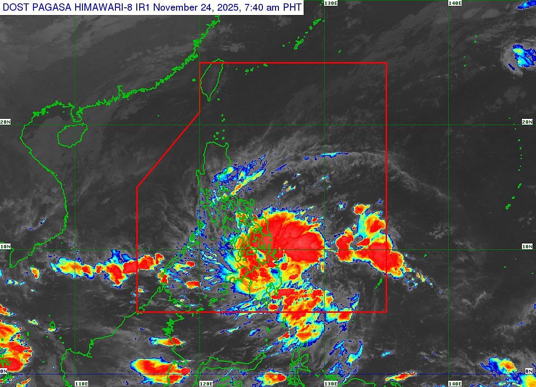 Philippines: Tropical depression ‘Verbena’ seen intensifying into storm