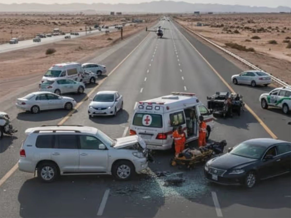 Tragic Accident: Seven Kuwaitis Die in Saudi Highway Crash