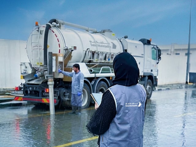 Weather Alert: Dubai Municipality Tackles Waterlogged Streets Amid ...