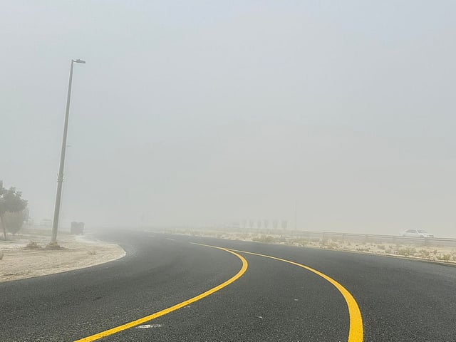UAE Weather Alert: Fog to Cause Near-Zero Visibility on Wednesday Morning
