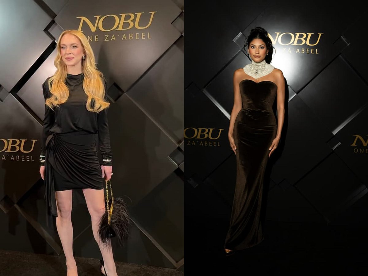 Lindsay Lohan, Jacqueline Fernandez and Farhana Bodi shine at Dubai ...