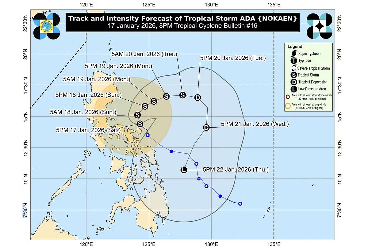 Philippines: Tropical storm Ada stalks Catanduanes: Slow-motion menace ...