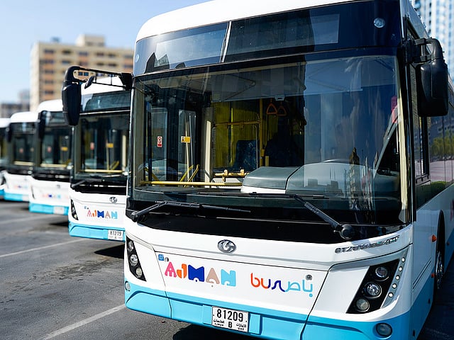More than 3.9 million use Ajman public buses in 2025