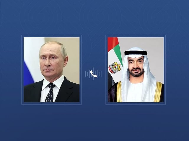 Sheikh Mohamed and Putin Urge Diplomacy in Middle East Tensions