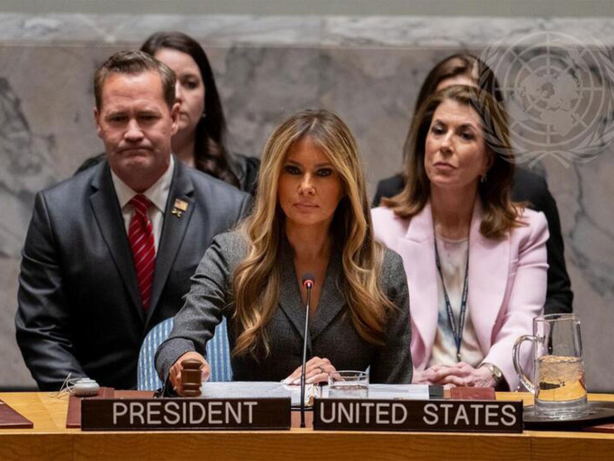 Melania Trump Makes History as First US First Lady to Chair UN Security ...