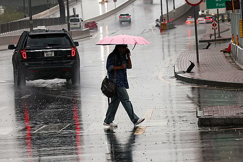 Weather alert: Rain hit parts of UAE, drivers urged to take caution