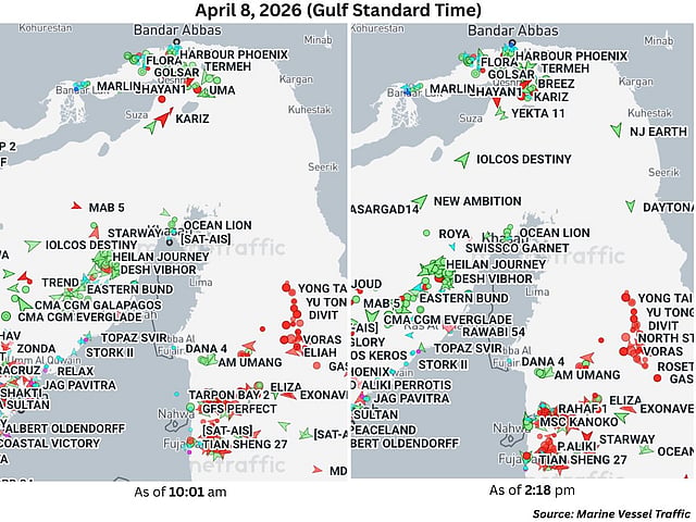 All eyes on Hormuz Strait: Marine traffic starting to move as two-week ...