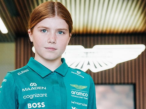 Dubai’s 11-Year-Old karting star Ava Lawrence joins Aston Martin Aramco ...