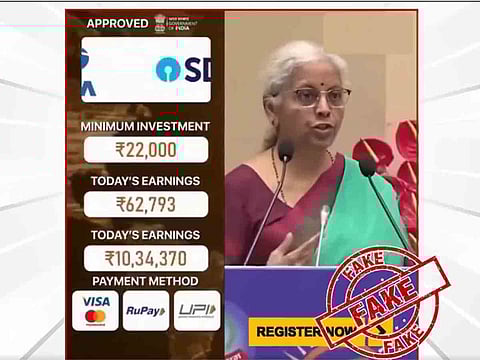 PIB Debunks AI Deepfake: Viral Video of FM Nirmala Sitharaman Promoting ...
