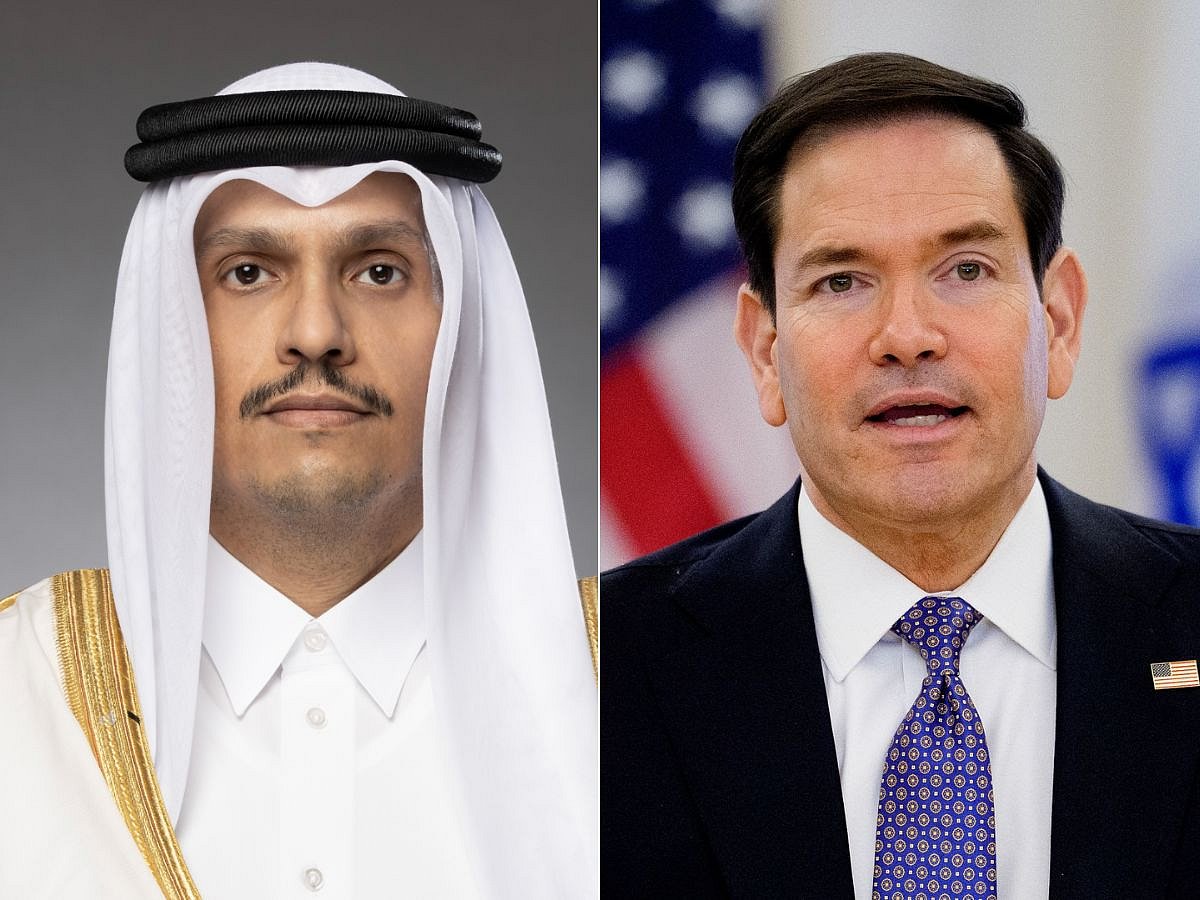 Qatari Foreign Minister, US Secretary of State Rubio Discuss Regional ...