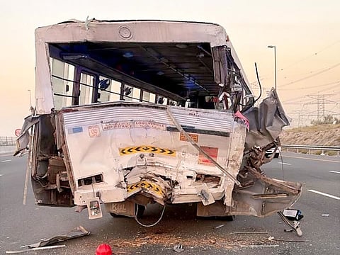 Dubai Road Accident: One Dead, 19 Injured After Truck Hits Workers’ Bus ...