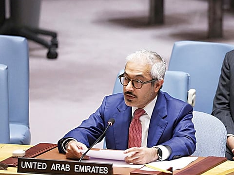 UAE urges UN Security Council action on Iran threats to maritime ...