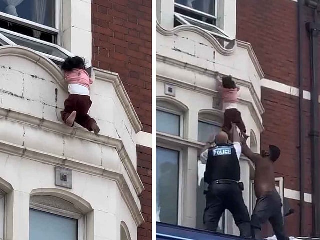 Miracle Catch in East London: Police Officer and Bystander Save Child ...