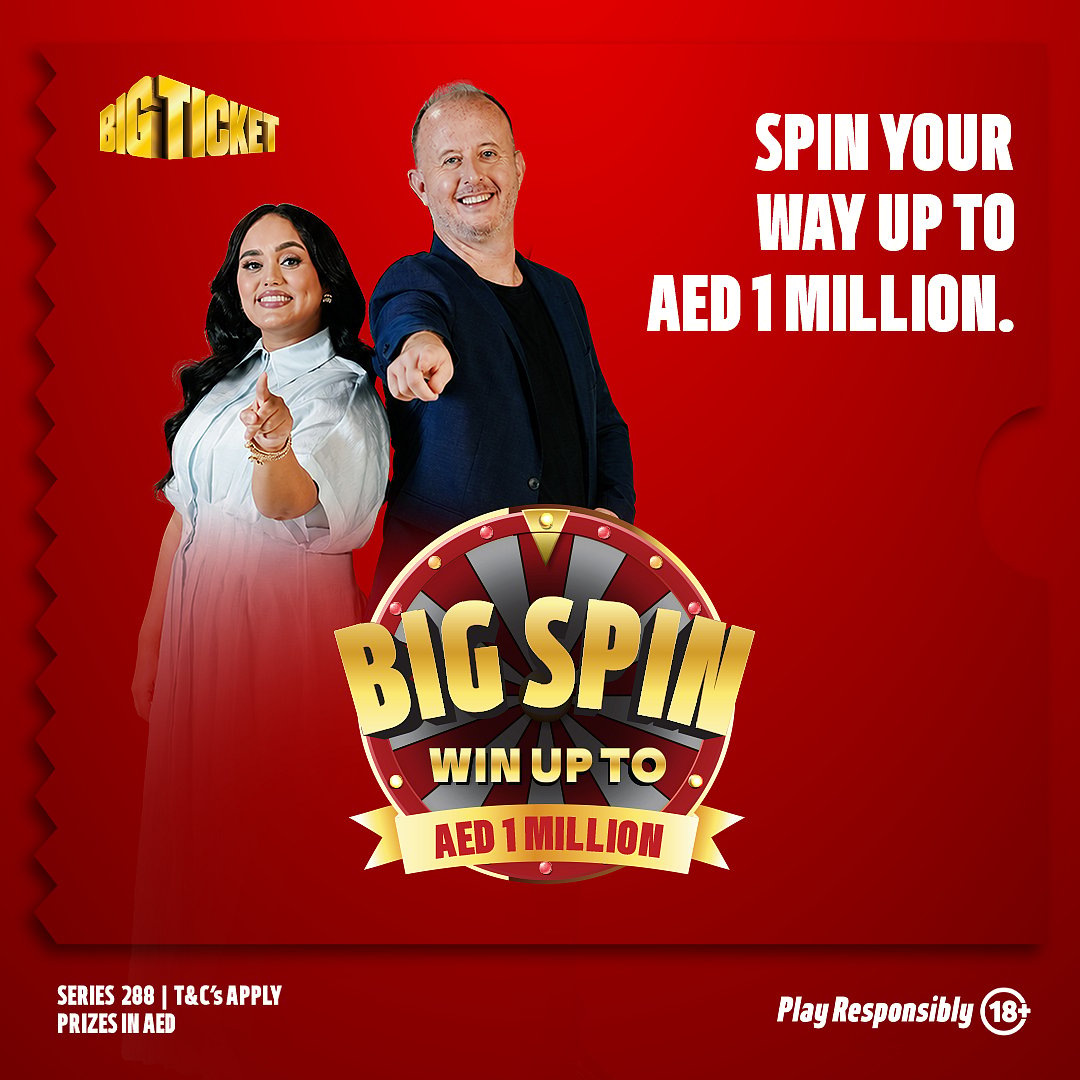 Big Ticket launches ‘The Big Spin’: New Dh1m prize with simpler entry ...