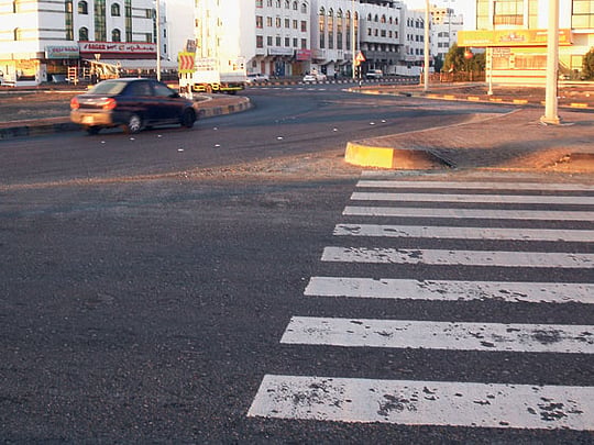 Nine new pedestrian crossings in Abu Dhabi