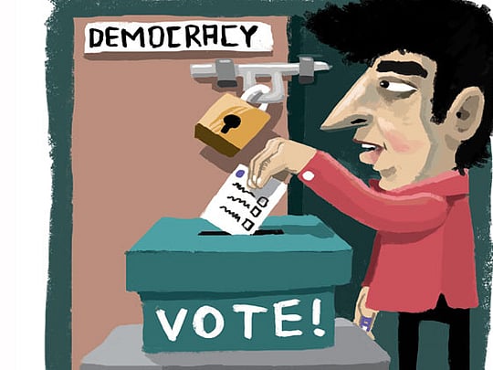 Purple ink and ballot box don't necessarily lead to democracy