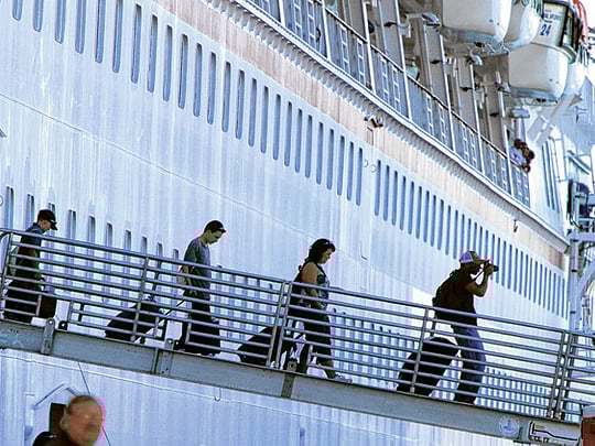 Travellers leave nightmare cruise