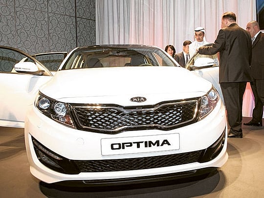 Kia Optima makes its UAE debut