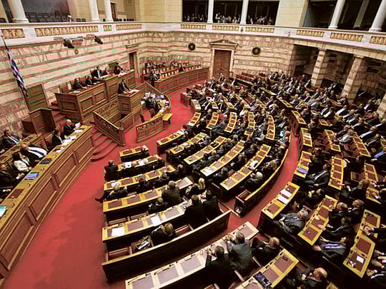 Athens approves austerity budget