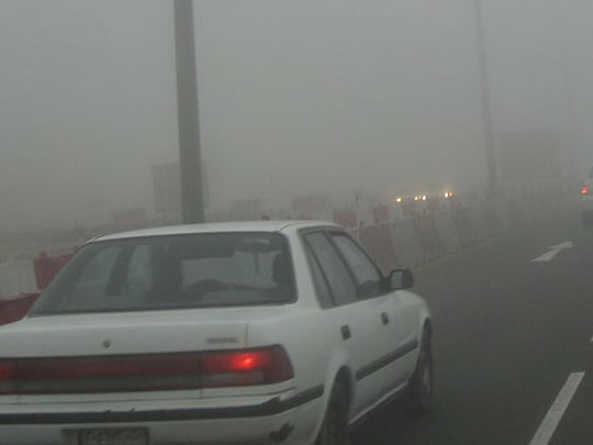 Fog continues to envelop parts of Bahrain