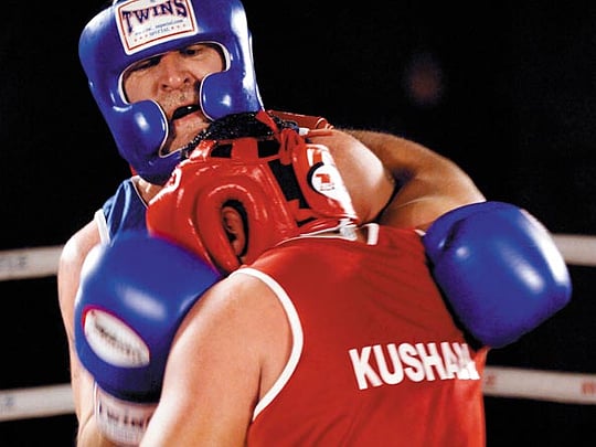 'The Daddy' trades the boardroom for the boxing ring